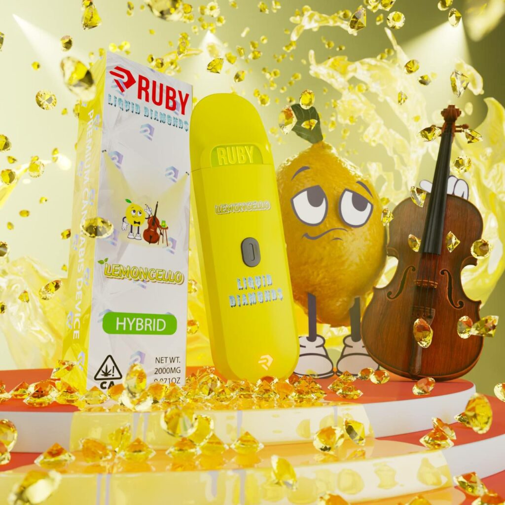 Ruby Liquid Diamonds Lemoncello [Hybrid] - Liquid Diamond Disposable